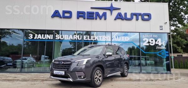 Pelēks Subaru Forester 2023 Rīga, ar dzinēja tilpumu 2.00 L un nobraukumu 53 tūkst. km par 28500 €, foto 1 vietnē AUTOMOTO.COM.LV