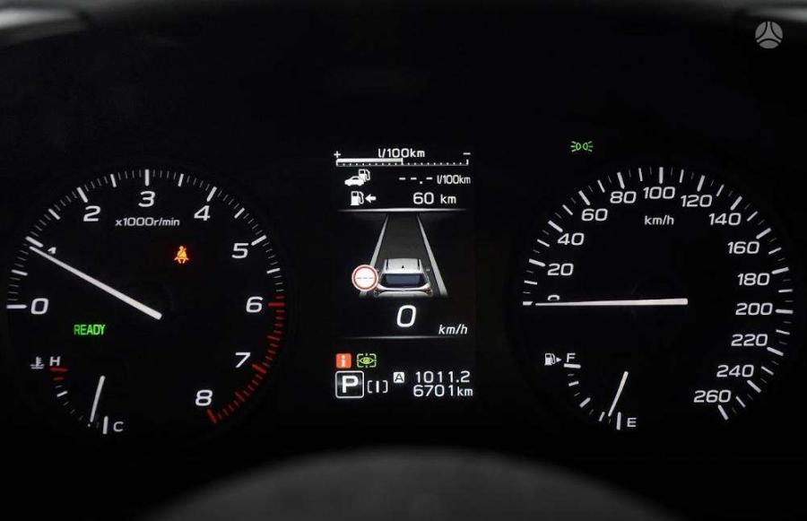Grey Subaru Forester 2024 in Vilnius, with an engine capacity of 2.00 L and mileage of 7 thousand km for 29900 €, photo 11 on AUTOMOTO.COM.LV