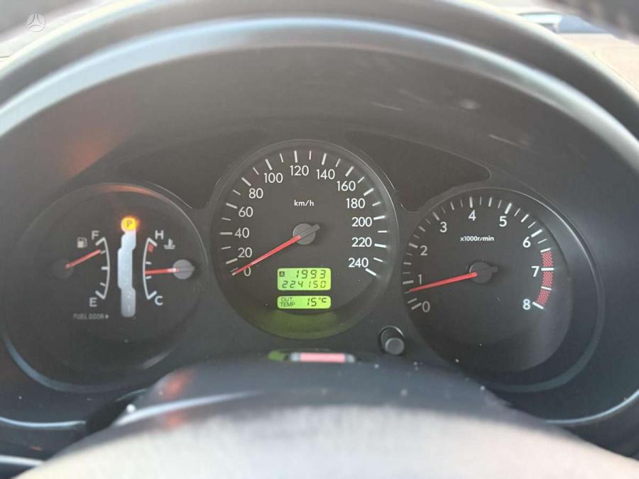 Grey Subaru Forester 2004 in Vilnius, with an engine capacity of 1.99 L and mileage of 224 thousand km for 2900 €, photo 10 on AUTOMOTO.COM.LV