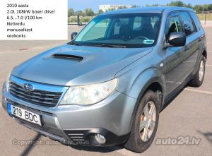 Pelēks Subaru Forester 2010 Tallina, ar dzinēja tilpumu 2.00 L un nobraukumu 265 tūkst. km par 2990 €, foto  vietnē AUTOMOTO.COM.LV