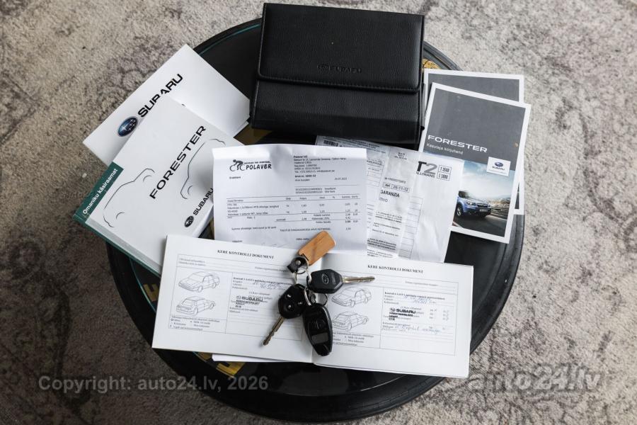 Grey Subaru Forester 2014 in Tallinn, with an engine capacity of 2.00 L and mileage of 236 thousand km for 6990 €, photo 31 on AUTOMOTO.COM.LV