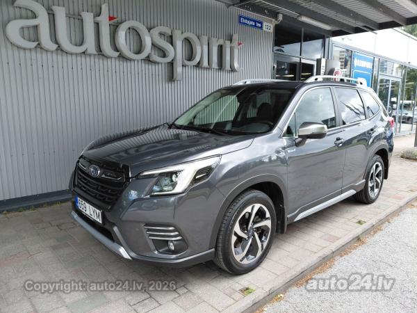 Grey Subaru Forester 2024 in Tallinn, with an engine capacity of 2.00 L and mileage of 30 thousand km for 30990 €, photo 1 on AUTOMOTO.COM.LV