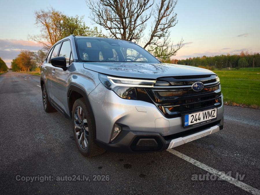 Grey Subaru Forester 2025 in Paide, with an engine capacity of 2.00 L and mileage of 18 thousand km for 35999 €, photo 31 on AUTOMOTO.COM.LV