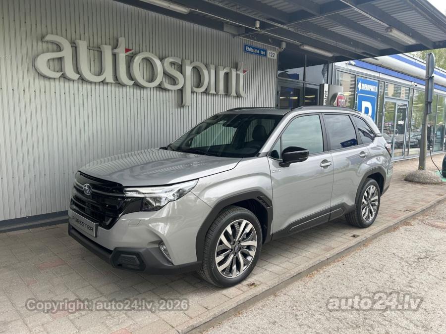 Grey Subaru Forester 2026 in Tallinn, with an engine capacity of 2.00 L and mileage of 0 thousand km for 40990 €, photo 1 on AUTOMOTO.COM.LV