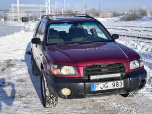 Red Subaru Forester 2004 in Vilnius, with an engine capacity of 2.50 L and mileage of 420 thousand km for 2250 €, photo 11 on AUTOMOTO.COM.LV