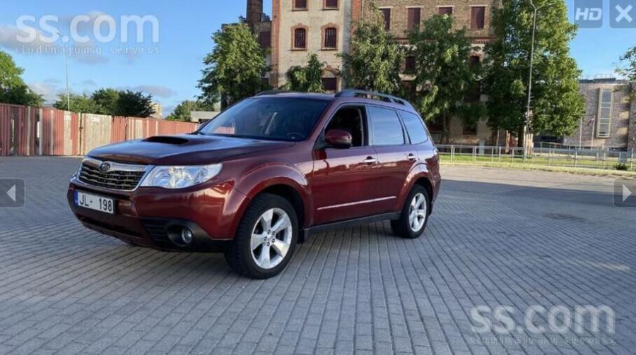 Sarkans Subaru Forester 2011 Rīga, ar dzinēja tilpumu 2.00 L un nobraukumu 358 tūkst. km par 1200 €, foto 1 vietnē AUTOMOTO.COM.LV