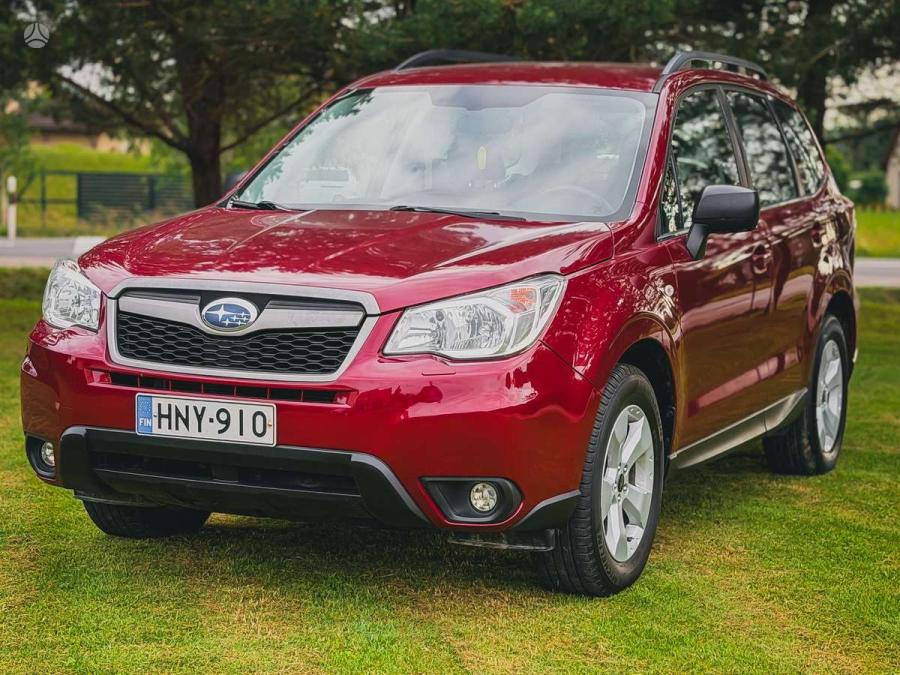 Sarkans Subaru Forester 2014 Klaipėda, ar dzinēja tilpumu 2.00 L un nobraukumu 310 tūkst. km par 5750 €, foto 3 vietnē AUTOMOTO.COM.LV
