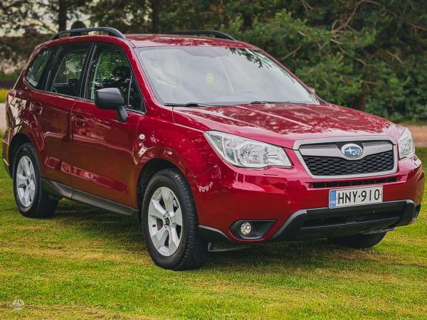 Red Subaru Forester 2014 in Klaipeda, with an engine capacity of 2.00 L and mileage of 310 thousand km for 5750 €, photo 5 on AUTOMOTO.COM.LV