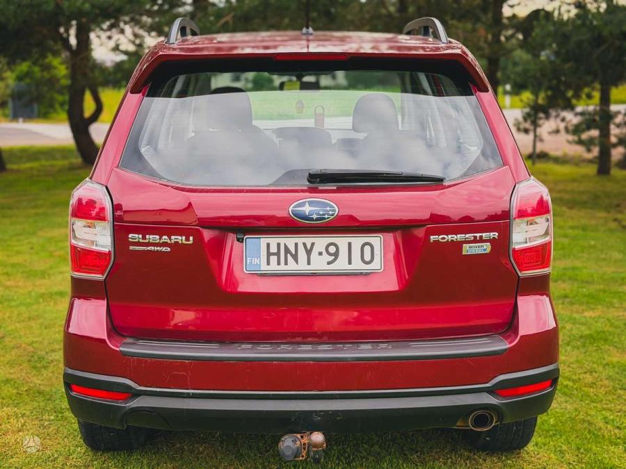 Sarkans Subaru Forester 2014 Klaipėda, ar dzinēja tilpumu 2.00 L un nobraukumu 310 tūkst. km par 5750 €, foto 10 vietnē AUTOMOTO.COM.LV