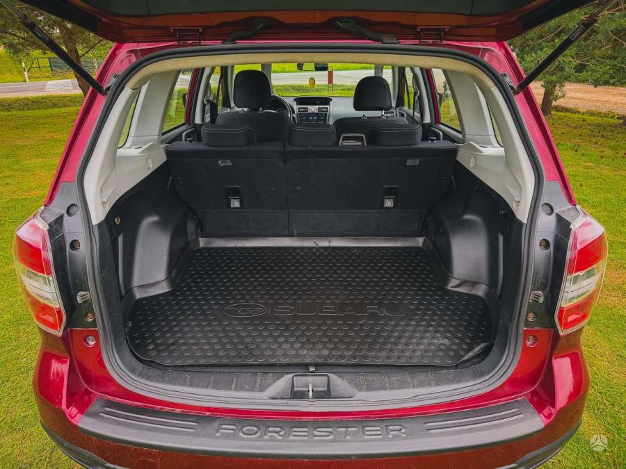 Sarkans Subaru Forester 2014 Klaipėda, ar dzinēja tilpumu 2.00 L un nobraukumu 310 tūkst. km par 5750 €, foto 13 vietnē AUTOMOTO.COM.LV