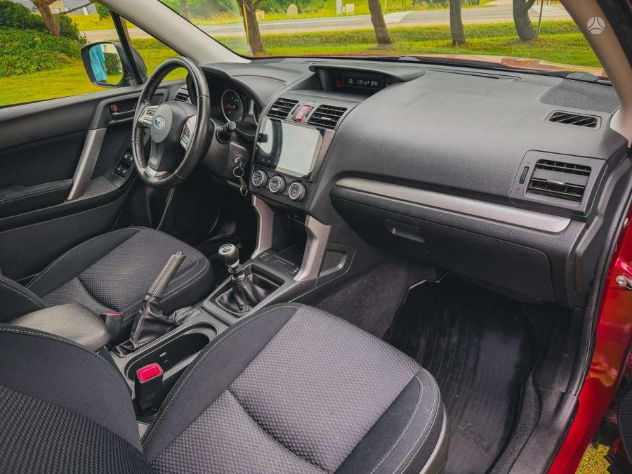 Sarkans Subaru Forester 2014 Klaipėda, ar dzinēja tilpumu 2.00 L un nobraukumu 310 tūkst. km par 5750 €, foto 15 vietnē AUTOMOTO.COM.LV