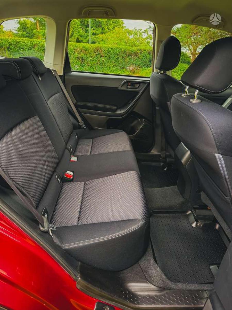 Sarkans Subaru Forester 2014 Klaipėda, ar dzinēja tilpumu 2.00 L un nobraukumu 310 tūkst. km par 5750 €, foto 16 vietnē AUTOMOTO.COM.LV