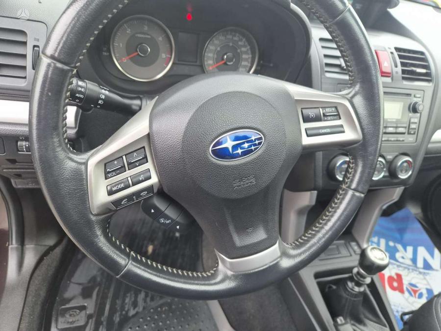 Red Subaru Forester 2014 in Utena, with an engine capacity of 2.00 L and mileage of 212 thousand km for 6750 €, photo 19 on AUTOMOTO.COM.LV
