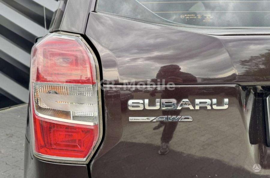 Red Subaru Forester 2014 in Utena, with an engine capacity of 2.00 L and mileage of 212 thousand km for 6750 €, photo 23 on AUTOMOTO.COM.LV