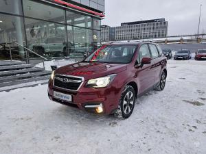 Red Subaru Forester 2016 in Vilnius, with an engine capacity of 2.00 L and mileage of 122 thousand km for 15890 €, photo  on AUTOMOTO.COM.LV
