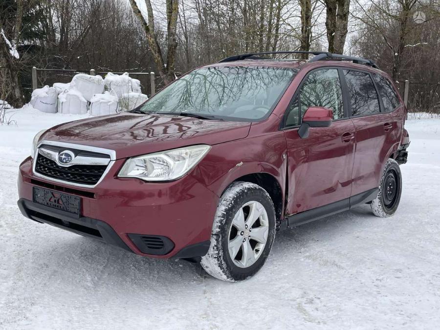Sarkans Subaru Forester 2016 Šauļi, ar dzinēja tilpumu 2.50 L un nobraukumu 70 tūkst. km par 3950 €, foto 5 vietnē AUTOMOTO.COM.LV