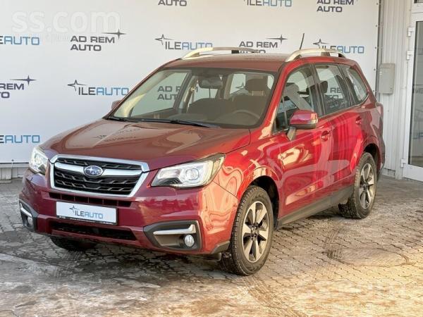Red Subaru Forester 2016 in Riga, with an engine capacity of 2.00 L and mileage of 177 thousand km for 13900 €, photo 1 on AUTOMOTO.COM.LV