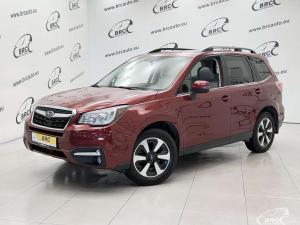 Red Subaru Forester 2017 in Vilnius, with an engine capacity of 2.50 L and mileage of 142 thousand km for 9900 €, photo  on AUTOMOTO.COM.LV