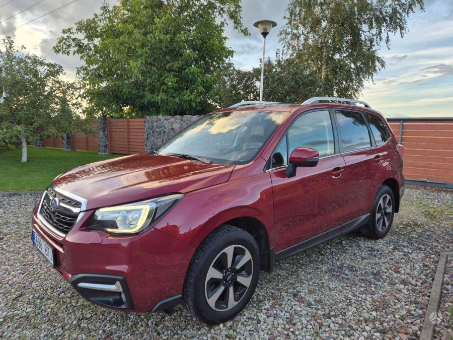 Red Subaru Forester 2017 in Marijampole, with an engine capacity of 2.00 L and mileage of 192 thousand km for 11500 €, photo 6 on AUTOMOTO.COM.LV