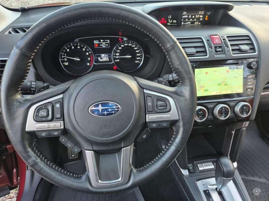 Red Subaru Forester 2017 in Marijampole, with an engine capacity of 2.00 L and mileage of 192 thousand km for 11500 €, photo 25 on AUTOMOTO.COM.LV