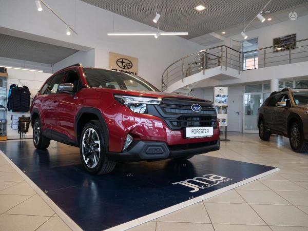 Red Subaru Forester 2026 in Kaunas, with an engine capacity of 2.00 L and mileage of 0 thousand km for 35900 €, photo 1 on AUTOMOTO.COM.LV