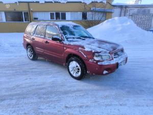 Sarkans Subaru Forester 2002 Viļņa, ar dzinēja tilpumu 2.50 L un nobraukumu 151 tūkst. km par 1250 €, foto 2 vietnē AUTOMOTO.COM.LV