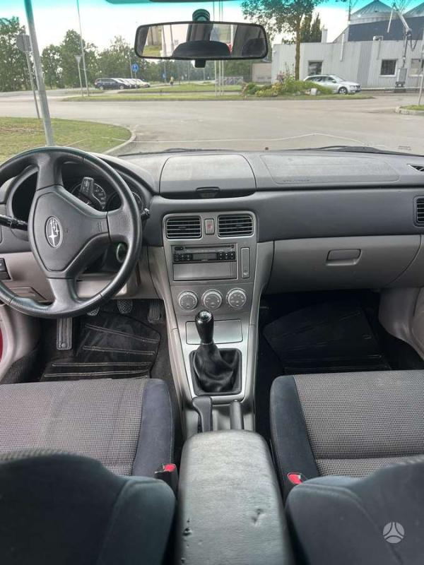 Red Subaru Forester 2007 in Joniskis, with an engine capacity of 1.99 L and mileage of 338 thousand km for 2500 €, photo 10 on AUTOMOTO.COM.LV