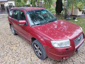 Red Subaru Forester 2007 in Riga, with an engine capacity of 2.00 L and mileage of 160 thousand km for 1200 €, photo  on AUTOMOTO.COM.LV