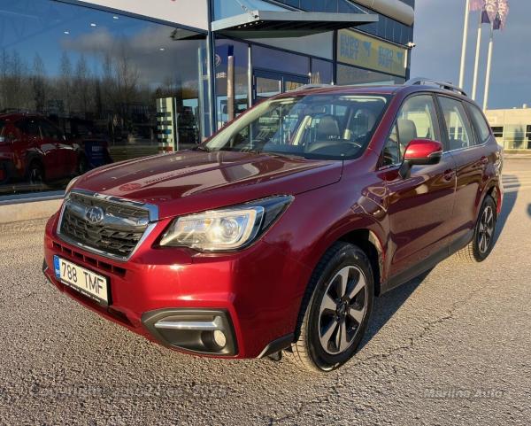 Sarkans Subaru Forester 2016 Tartu, ar dzinēja tilpumu 2.00 L un nobraukumu 121 tūkst. km par 13500 €, foto 1 vietnē AUTOMOTO.COM.LV