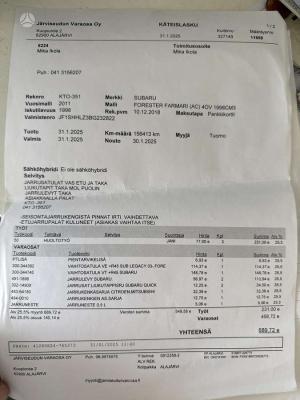 Balts Subaru Forester 2011 Kauņa, ar dzinēja tilpumu 2.00 L un nobraukumu 173 tūkst. km par 3900 €, foto 14 vietnē AUTOMOTO.COM.LV