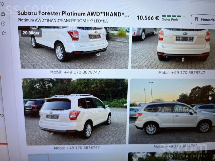 Balts Subaru Forester 2013 Rīga, ar dzinēja tilpumu 2.00 L un nobraukumu 229 tūkst. km par 10500 €, foto 11 vietnē AUTOMOTO.COM.LV