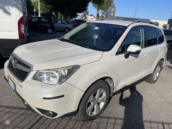Balts Subaru Forester 2014 Panevēža, ar dzinēja tilpumu 2.00 L un nobraukumu 129 tūkst. km par 8200 €, foto 1 vietnē AUTOMOTO.COM.LV