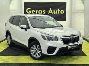 White Subaru Forester 2020 in Vilnius, with an engine capacity of 2.50 L and mileage of 76 thousand km for 14999 €, photo 4 on AUTOMOTO.COM.LV