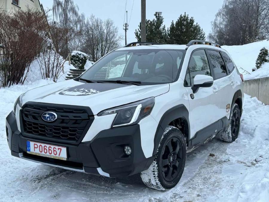Balts Subaru Forester 2022 Viļņa, ar dzinēja tilpumu 2.50 L un nobraukumu 26 tūkst. km par 23000 €, foto 1 vietnē AUTOMOTO.COM.LV