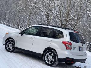 White Subaru Forester 2014 in Radviliskis, with an engine capacity of 2.50 L and mileage of 278 thousand km for 7800 €, photo 9 on AUTOMOTO.COM.LV
