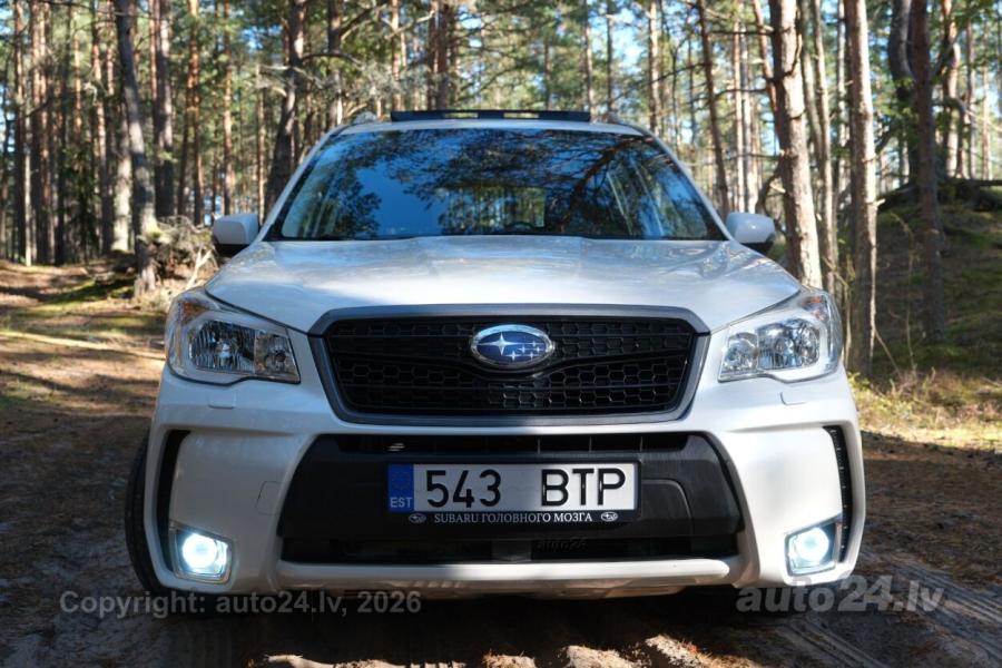 White Subaru Forester 2014 in Tallinn, with an engine capacity of 2.00 L and mileage of 105 thousand km for 16900 €, photo 1 on AUTOMOTO.COM.LV