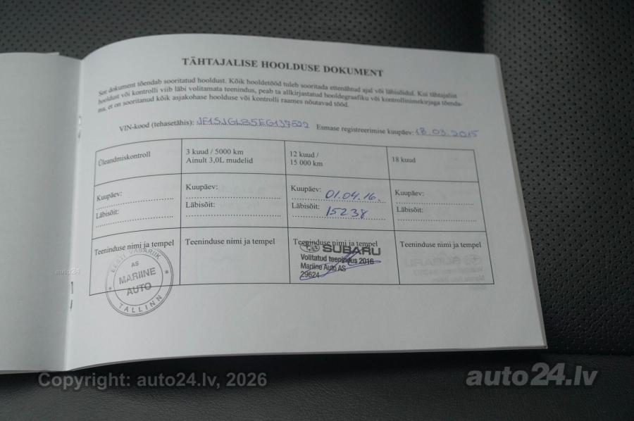 White Subaru Forester 2015 in Tallinn, with an engine capacity of 2.00 L and mileage of 130 thousand km for 11990 €, photo 17 on AUTOMOTO.COM.LV