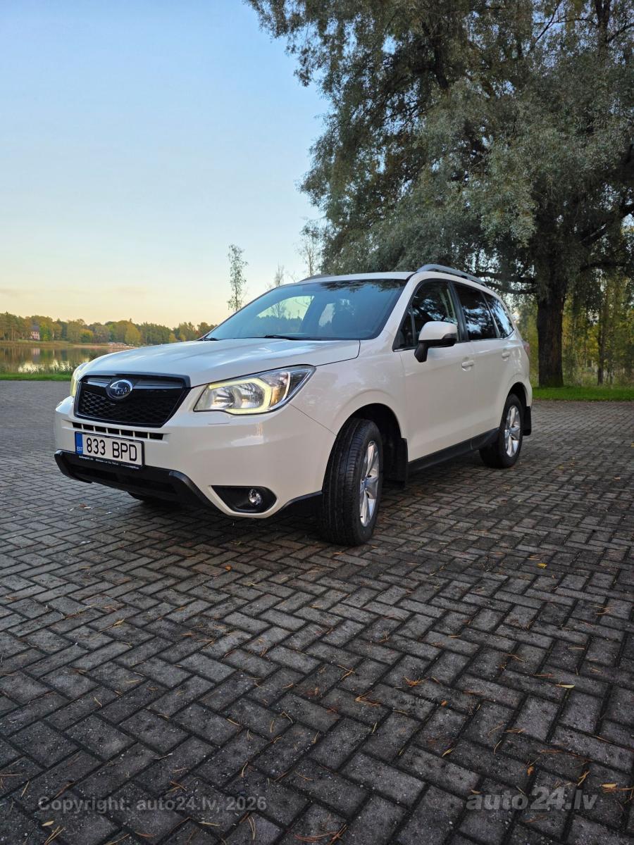 White Subaru Forester 2015 in Tartu, with an engine capacity of 2.00 L and mileage of 237 thousand km for 8700 €, photo 3 on AUTOMOTO.COM.LV