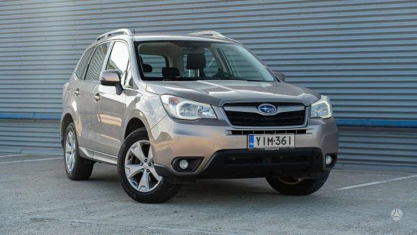 Yellow Subaru Forester 2013 in Vilnius, with an engine capacity of 2.00 L and mileage of 270 thousand km for 6950 €, photo 1 on AUTOMOTO.COM.LV