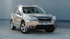 Yellow Subaru Forester 2013 in Vilnius, with an engine capacity of 2.00 L and mileage of 270 thousand km for 6950 €, photo  on AUTOMOTO.COM.LV