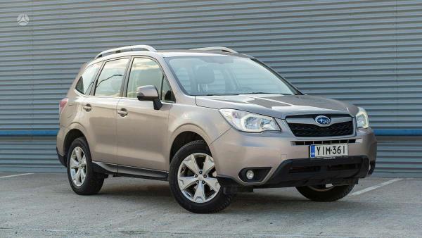 Yellow Subaru Forester 2013 in Vilnius, with an engine capacity of 2.00 L and mileage of 270 thousand km for 6950 €, photo 2 on AUTOMOTO.COM.LV