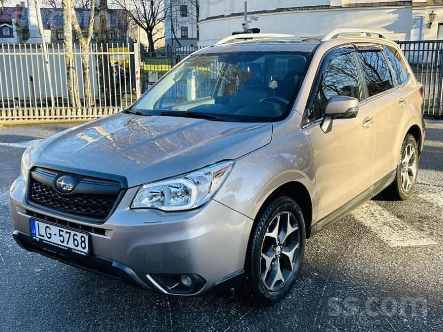 Yellow Subaru Forester 2014 in Riga, with an engine capacity of 2.00 L and mileage of 164 thousand km for 11000 €, photo 1 on AUTOMOTO.COM.LV