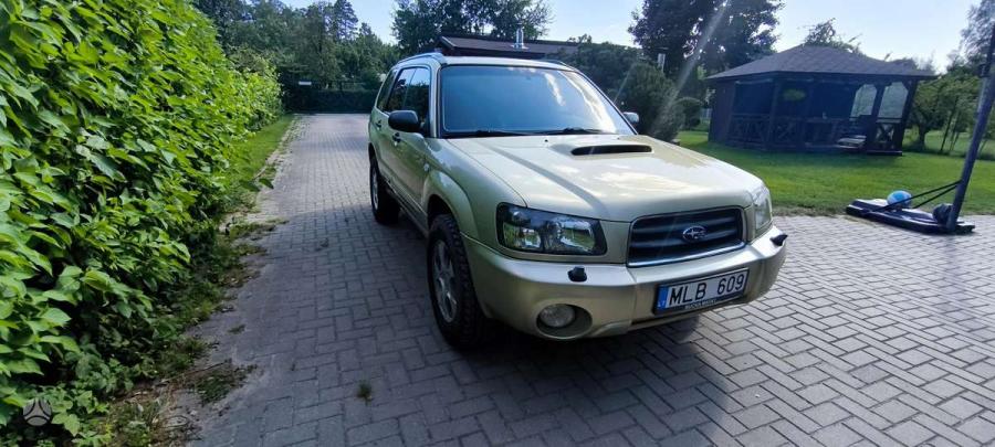 Yellow Subaru Forester 2003 in Kaunas, with an engine capacity of 2.00 L and mileage of 250 thousand km for 3900 €, photo 3 on AUTOMOTO.COM.LV