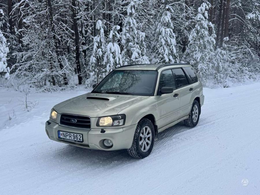 Dzeltens Subaru Forester 2004 Viļņa, ar dzinēja tilpumu 2.00 L un nobraukumu 315 tūkst. km par 2650 €, foto 1 vietnē AUTOMOTO.COM.LV