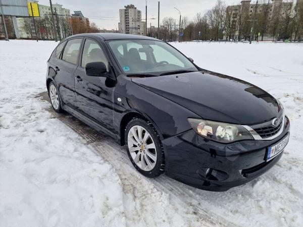 Black Subaru Impreza 2008 in Kaunas, with an engine capacity of 1.99 L and mileage of 177 thousand km for 3300 €, photo 3 on AUTOMOTO.COM.LV