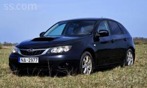 Black Subaru Impreza 2009 in Jelgava, with an engine capacity of 2.00 L and mileage of 335 thousand km for 3750 €, photo 2 on AUTOMOTO.COM.LV