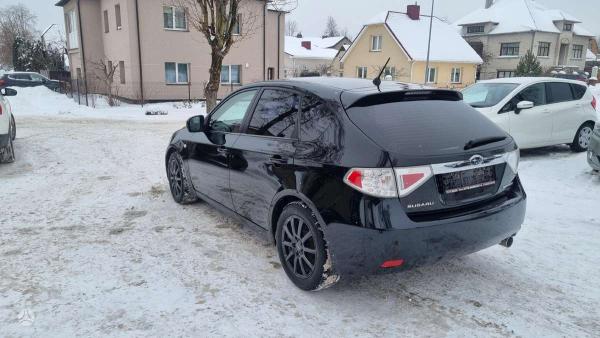 Black Subaru Impreza 2009 in Siauliai, with an engine capacity of 1.99 L and mileage of 230 thousand km for 3550 €, photo 8 on AUTOMOTO.COM.LV