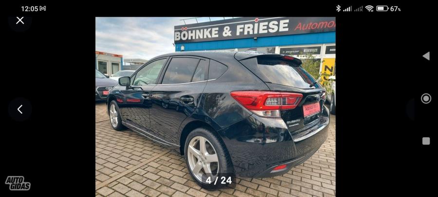 Black Subaru Impreza 2022 in Kaunas, with an engine capacity of 2.00 L and mileage of 29 thousand km for 18500 €, photo 5 on AUTOMOTO.COM.LV