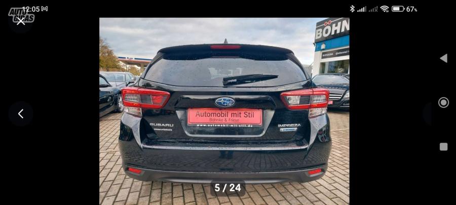 Black Subaru Impreza 2022 in Kaunas, with an engine capacity of 2.00 L and mileage of 29 thousand km for 18500 €, photo 7 on AUTOMOTO.COM.LV