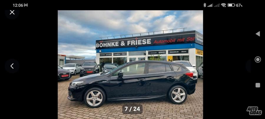 Black Subaru Impreza 2022 in Kaunas, with an engine capacity of 2.00 L and mileage of 29 thousand km for 18500 €, photo 8 on AUTOMOTO.COM.LV